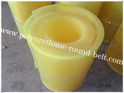 Blue 100% Polyether Polyurethane Pu Rubber Sheet 500mm ~1000mm Width