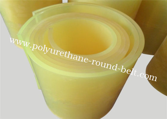 80 Shore A Polyurethane Rubber Sheet Natural Color PU Sheet Solvent ...