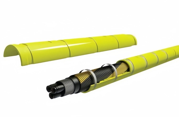 Polyurethane Submarine Cable Protection Duct Resistant To Water Oil And ...