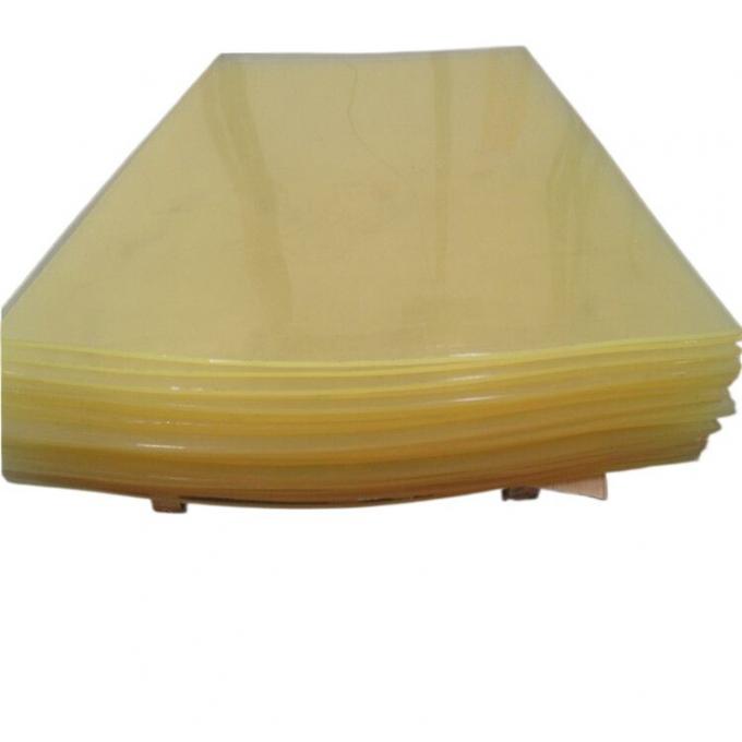 Blue 100% Polyether Polyurethane Pu Rubber Sheet 500mm ~1000mm Width